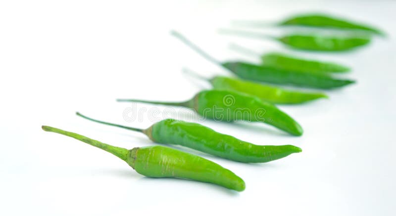 Green and Red Spicy Chili Slice Stock Image - Image of dieting, cutout ...