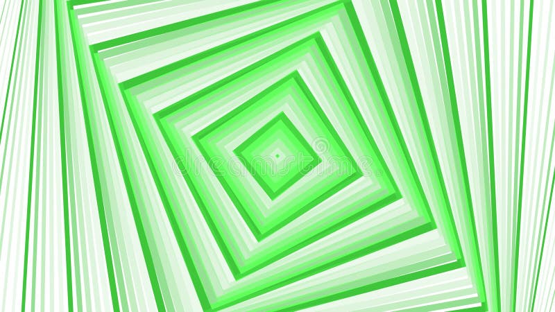 Green Spin Bold Square Simple Flat Geometric on White Background Loop ...