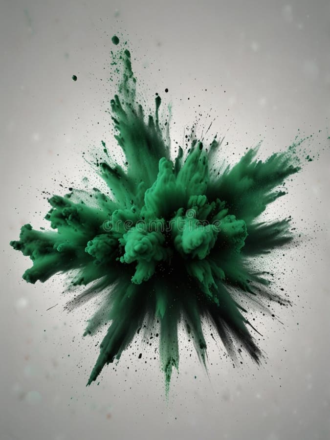 Green Splash on a Light Background Stock Illustration - Illustration of ...