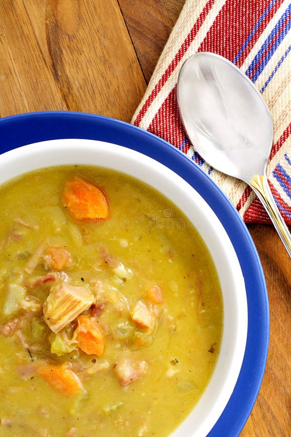 Soup Carrots Celery Ham Onions Potatoe Recipe Stock Photos - Free ...
