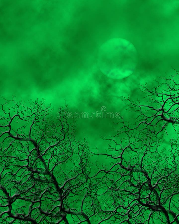 Green Spooky Background stock illustration. Illustration of earth - 7196829
