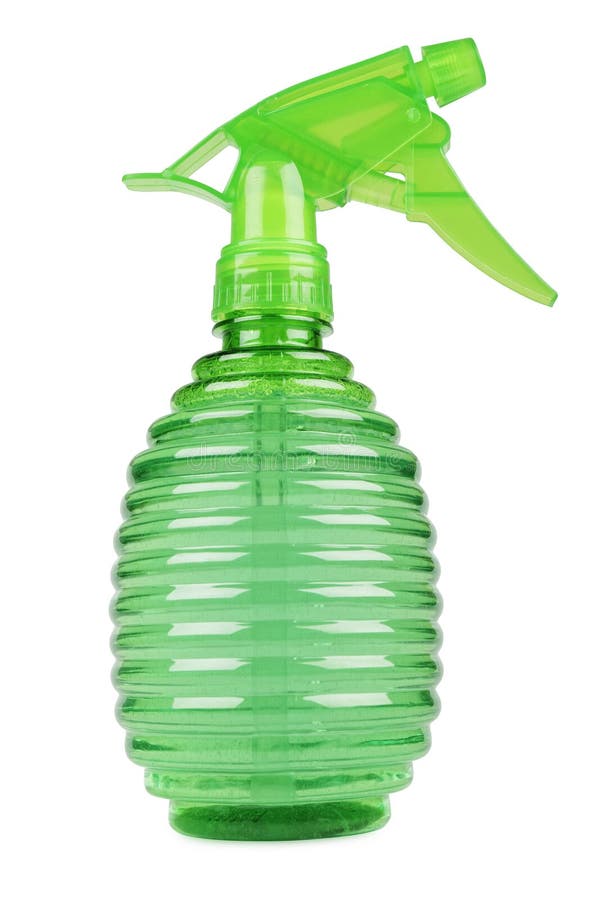 Green spray bottle stock image. Image of sprayer, isolated - 84689513