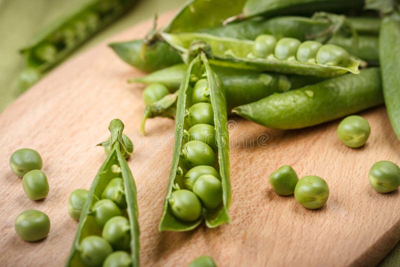 Green spring peas stock photo. Image of ball, cooking - 45687386