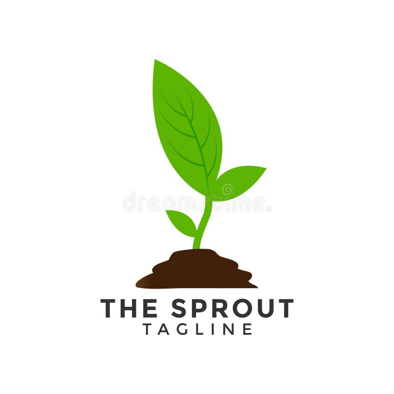 Green Sprout Graphic Design Element Illustration Stock Vector ...