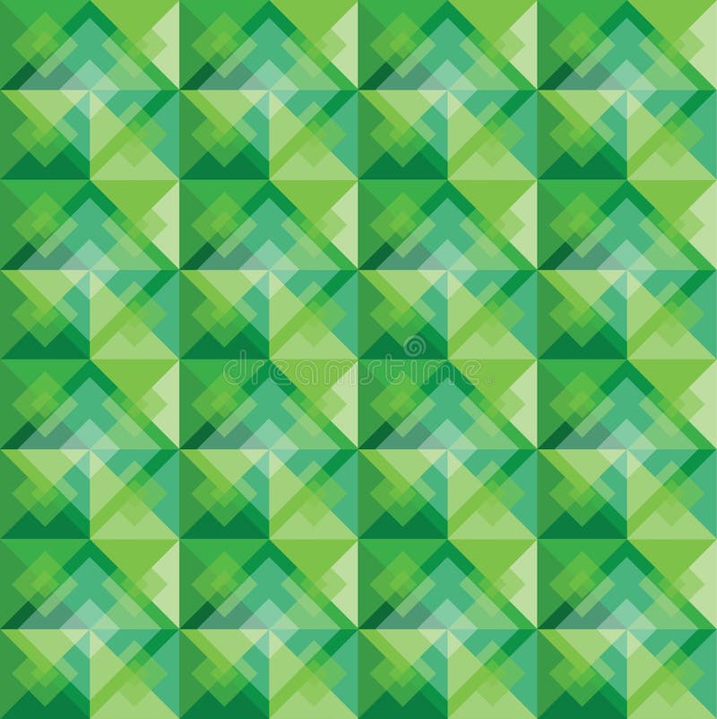 Green Square Background Pattern Stock Vector - Illustration of ...