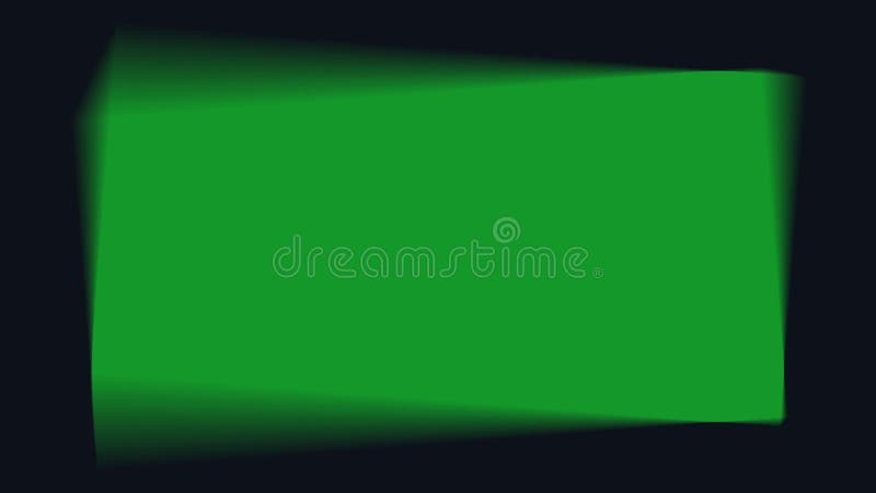 Green Square on a Black Background. the Green Square is the Main Focus ...