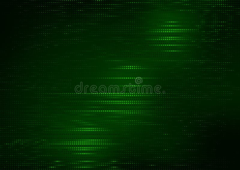 Green Square Pattern on Dark Background Stock Vector - Illustration of ...