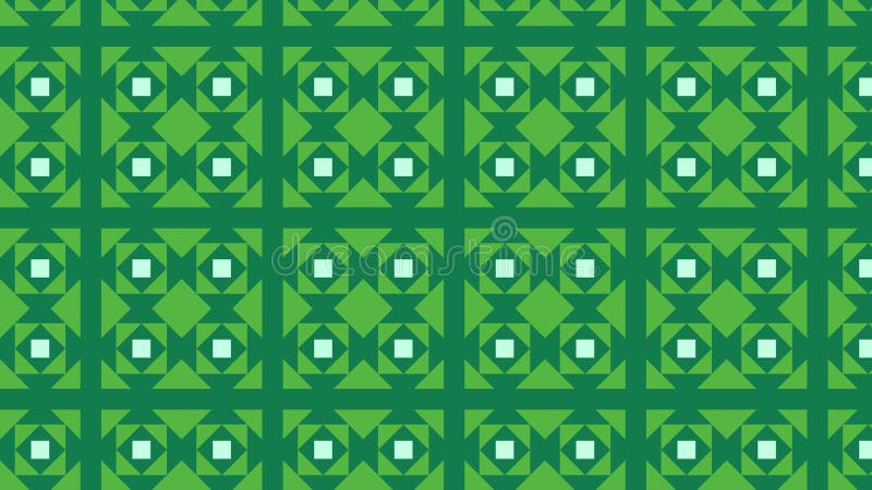 Green Square Pattern Design Stock Vector - Illustration of polygonal ...