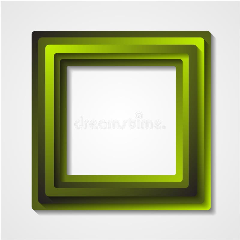 Vector Square Logo Abstract Background Stock Vector - Illustration of ...