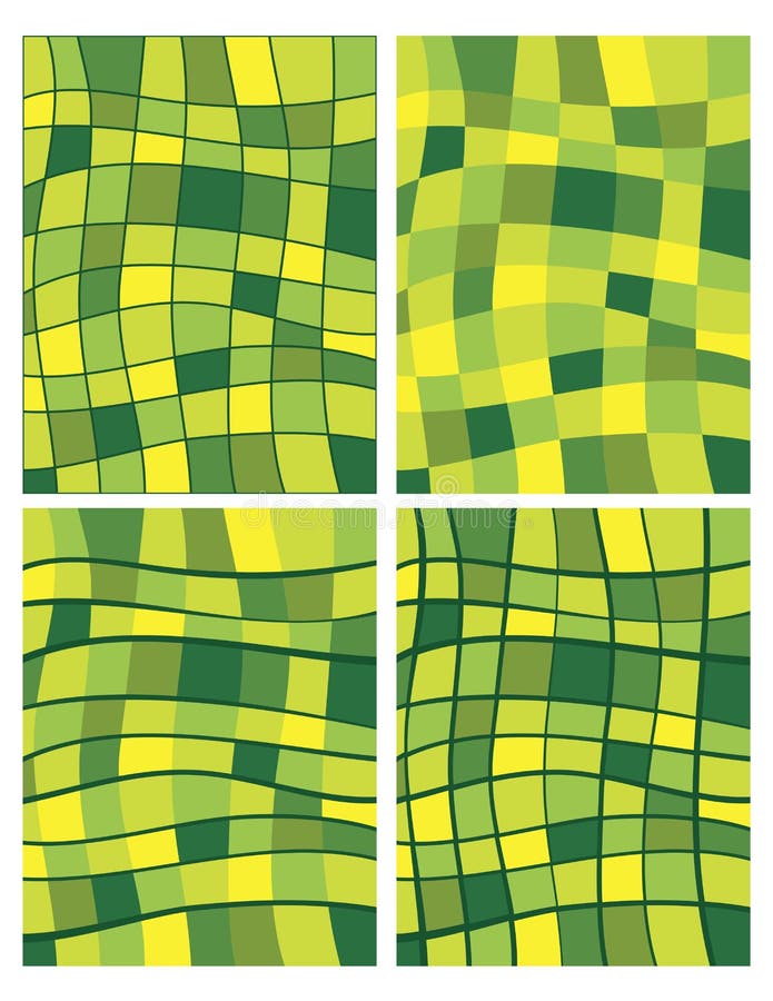 Green squares patterns stock vector. Illustration of abstract - 17618976