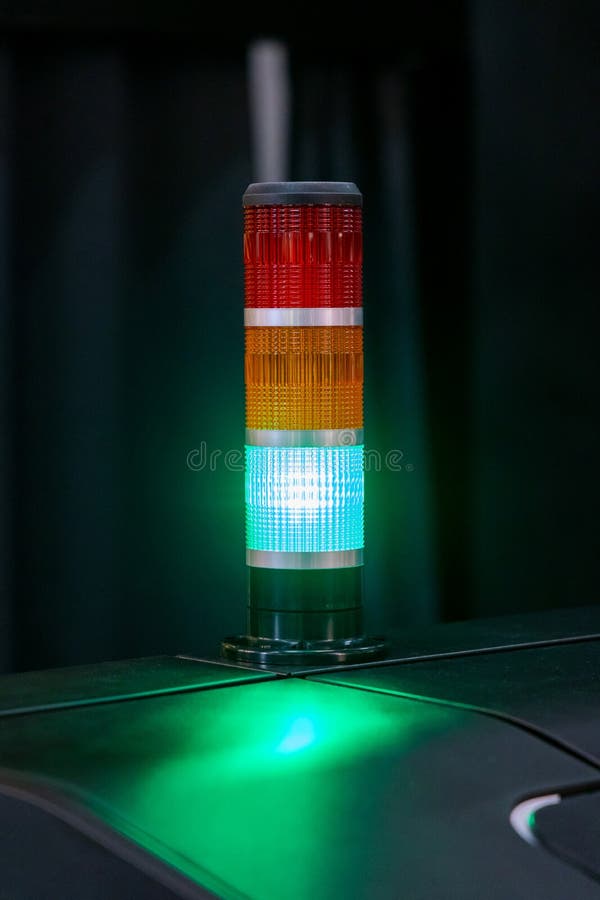 Green Signal Light stock photo. Image of good, light - 221496024