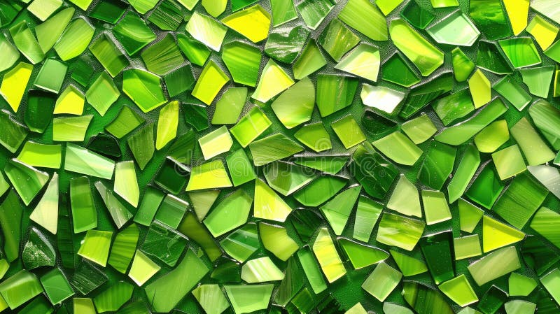 Green Stained Glass Wall Texture. Abstract Background and Texture for ...