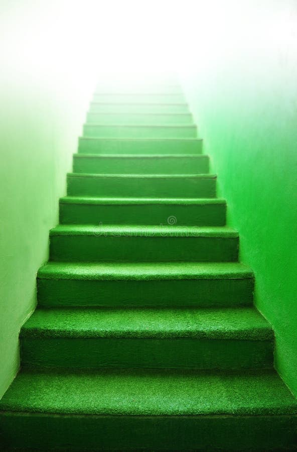 Green Stairs - Indoor Green Carpet Step Stock Photo - Image of building ...