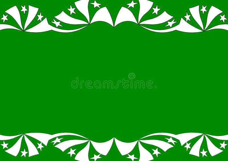 Green star stock vector. Illustration of symbol, ornate - 7649643