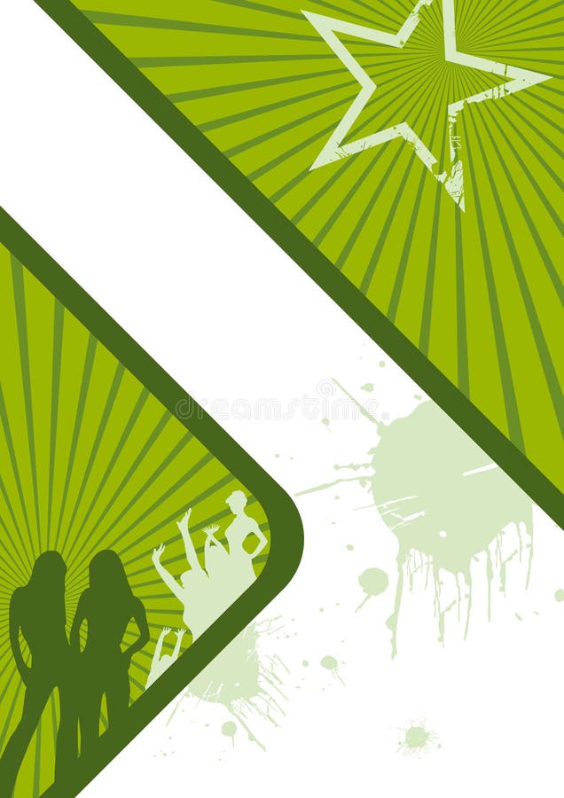 Green star background stock vector. Illustration of colourful - 6509898