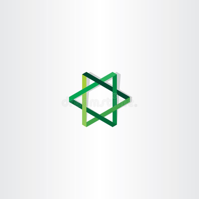 Green Star Logo Sign Vector Stock Vector - Illustration of modern ...