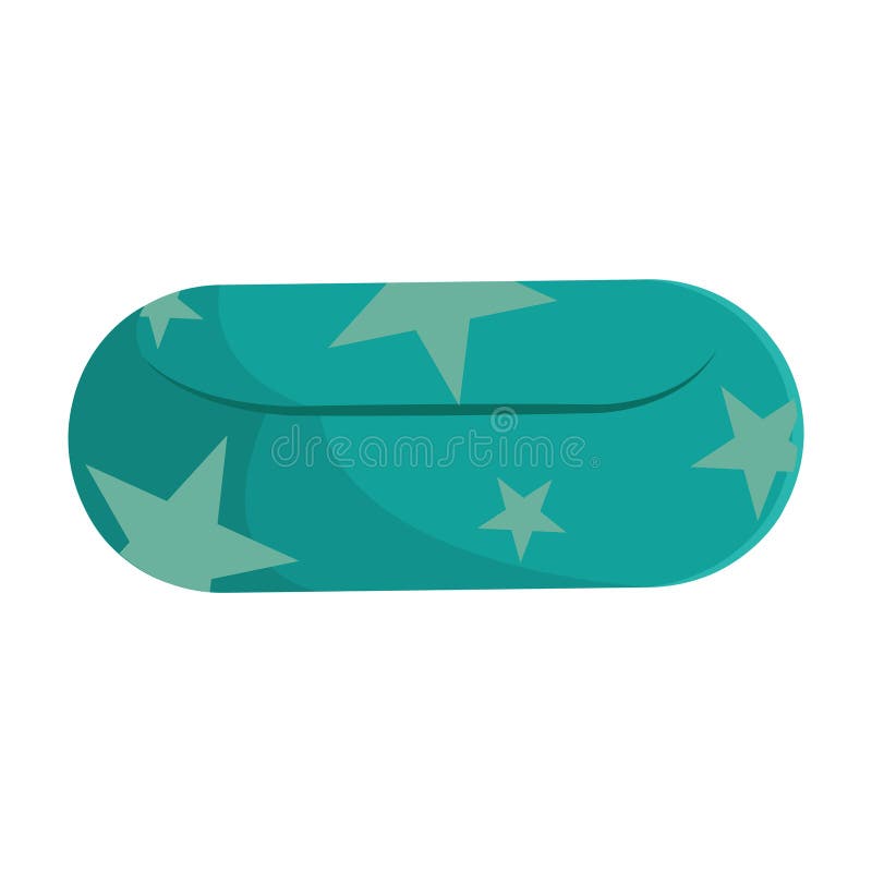 Green Star Pool Float. Vector Stock Illustration - Illustration of ...