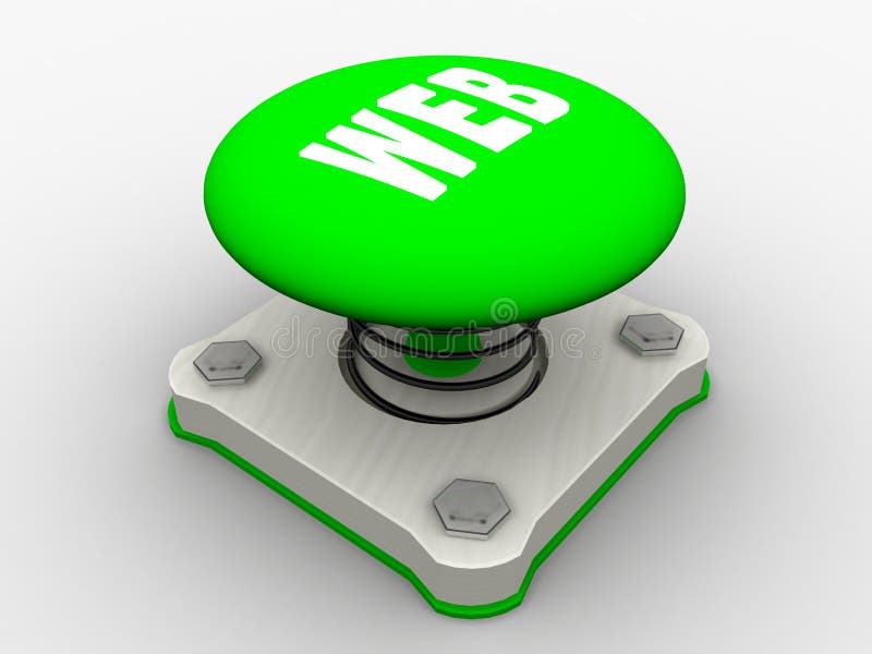 Green start button stock illustration. Illustration of rectangle - 8740555