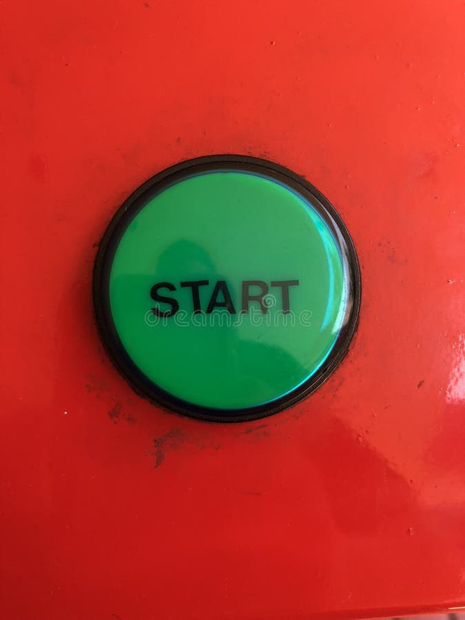 Green Start Button on a Keyboard Stock Image - Image of start, keypad ...