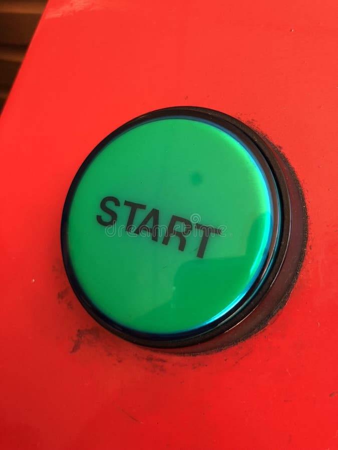 Green start stock image. Image of classic, start, button - 120810497