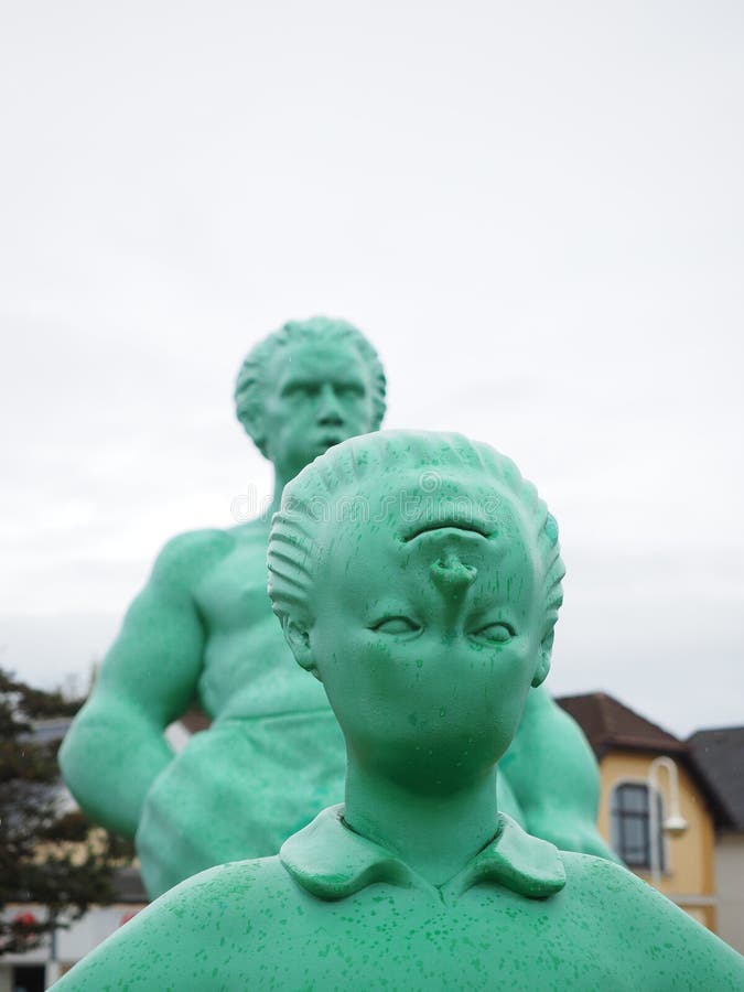Green, Statue, Sculpture, Head Picture. Image: 111643706