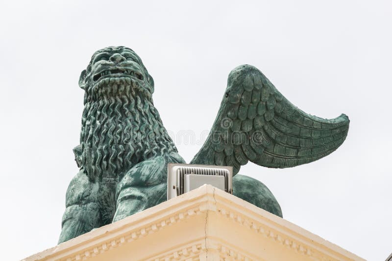 Green statue stock photo. Image of park, monster, monument - 45531364