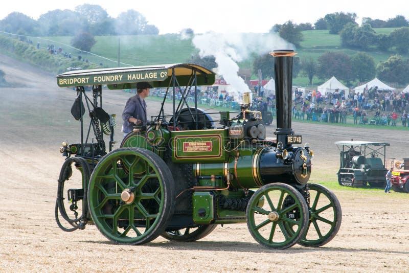 Steam traction engine editorial photo. Image of farm - 125025151
