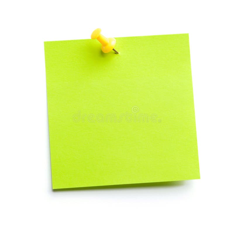 Stickies/Post-it Notes: Stick with it! Stock Image - Image of task ...