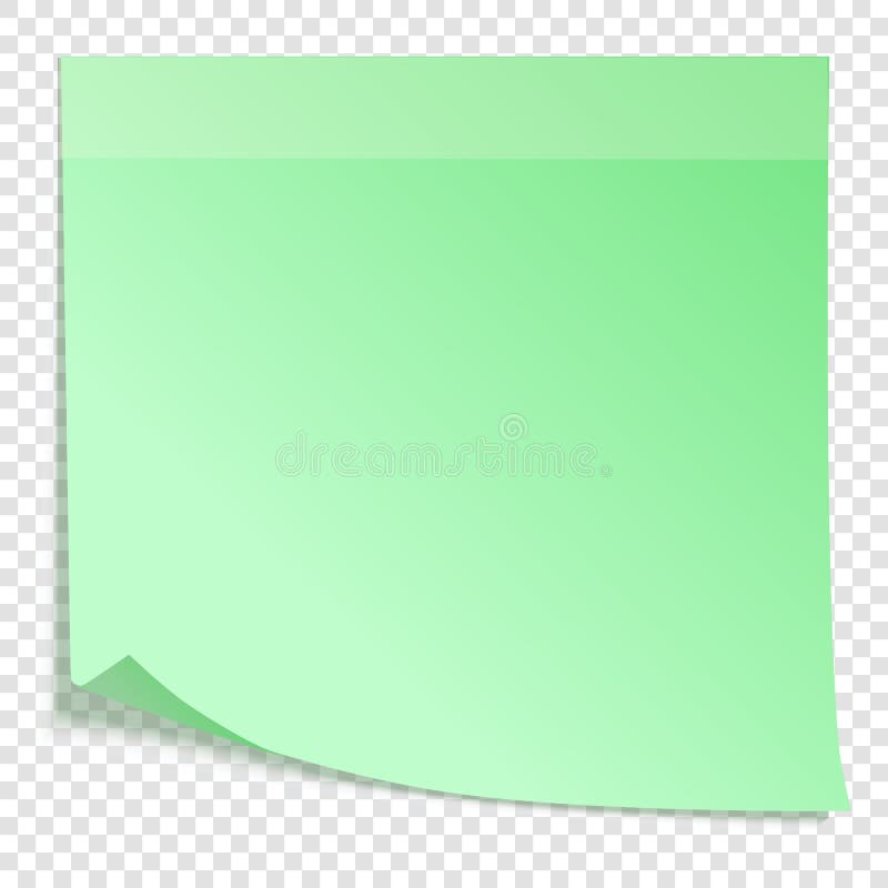 Green Sticky Note Clip Art