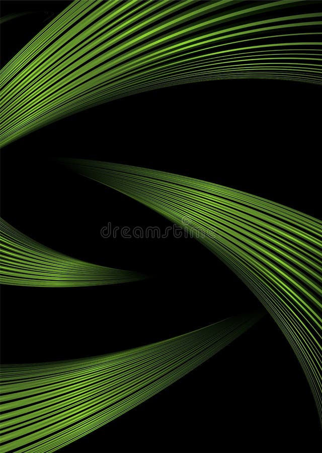 Green strand stock illustration. Illustration of night - 6097683