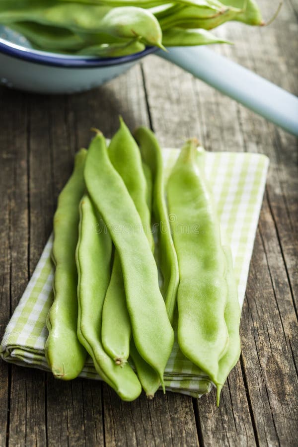 Green string beans pods stock photo. Image of background - 111595724