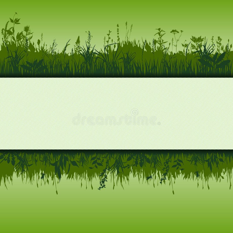 Green strip stock vector. Illustration of ecology, background - 52746474