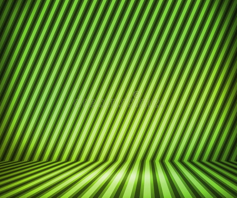 Green Show Room Spotlights Stage Background Stock Illustration ...