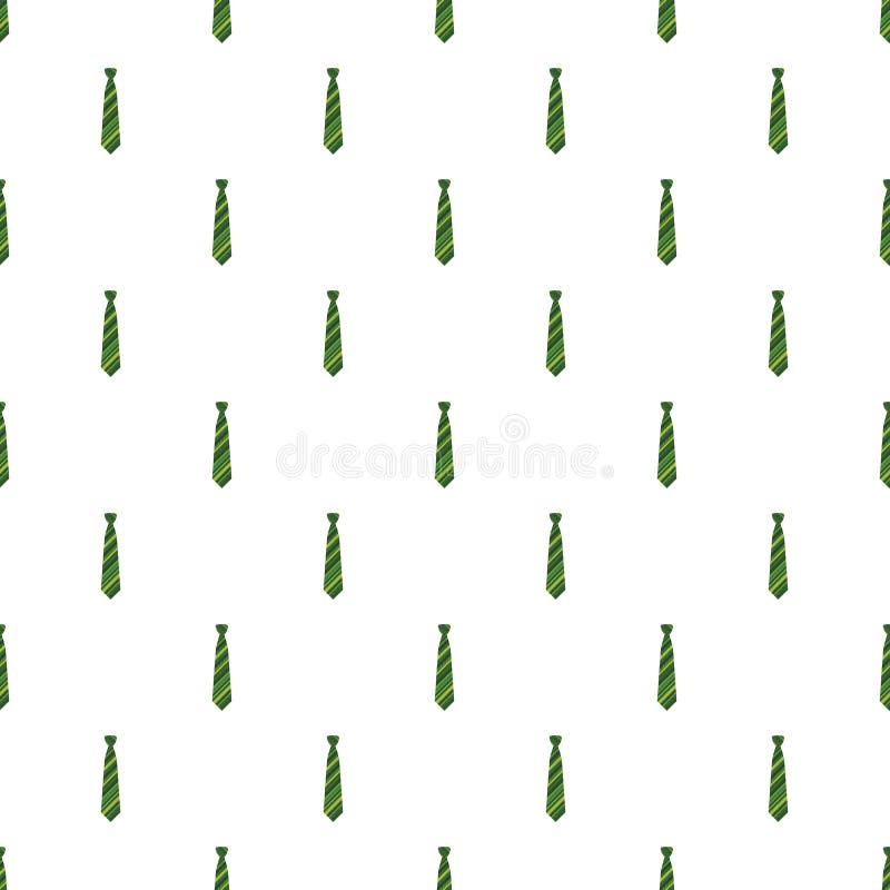 Green Striped Tie Pattern Seamless Stock Vector - Illustration of neck ...