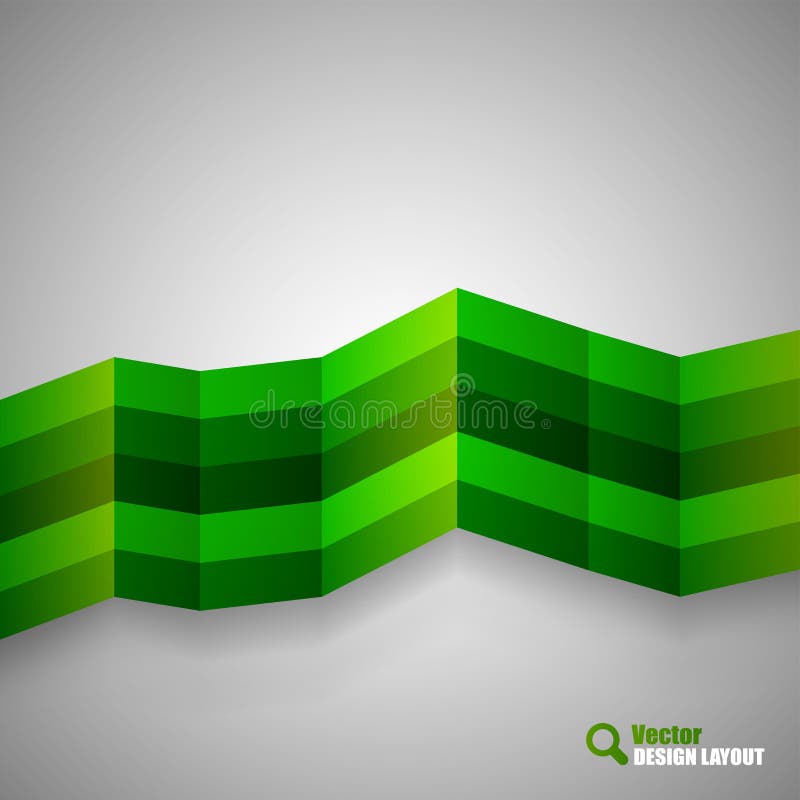 Green Stripes stock vector. Illustration of fold, playful - 40971595