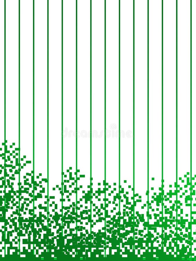 Green Stripes with Green Pixels Stock Illustration - Illustration of ...