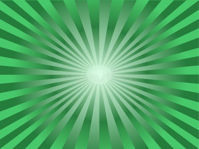 Green sun stock illustration. Illustration of flare, rays - 6892926