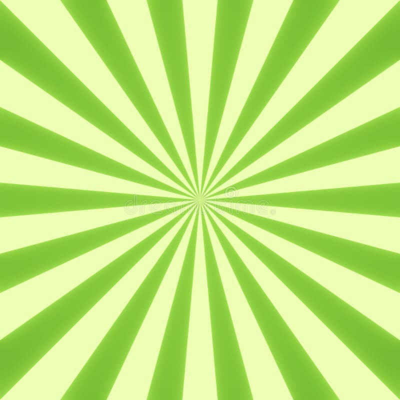 Green sunburst background. stock illustration. Illustration of light ...