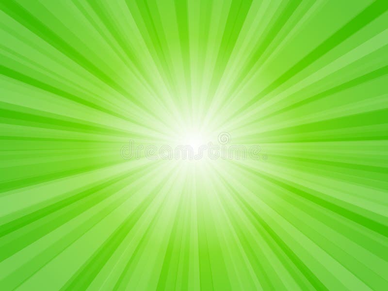 Green Sunburst Background stock vector. Illustration of light - 143914152