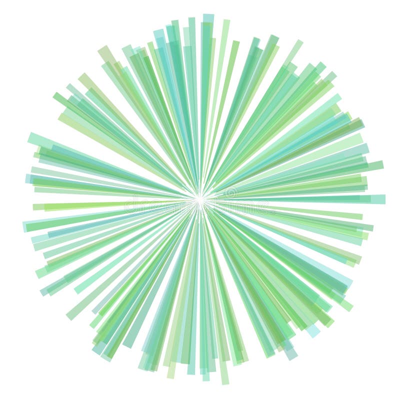 Green Sunburst Circle Illustration. Stock Photo - Illustration of ...
