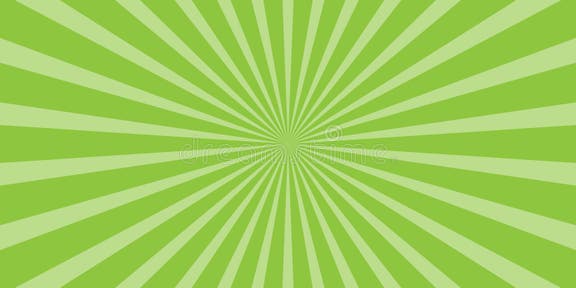 Green Sunburst Pattern Background. Comic Background Stock Vector ...