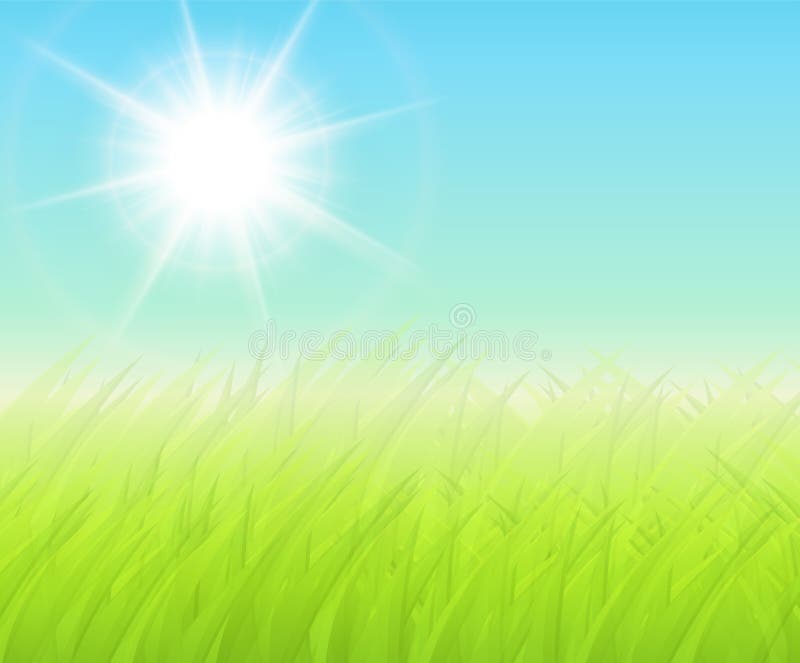 Green, Sunny Natural Background Stock Vector - Illustration of concept ...