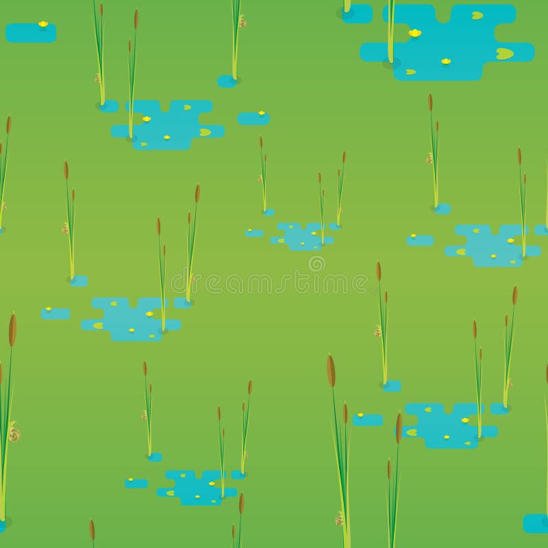 Green swamp stock vector. Illustration of icon, natural - 112763909