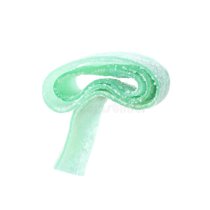 Green Sweet Jelly Candy on White Background Stock Photo - Image of ...