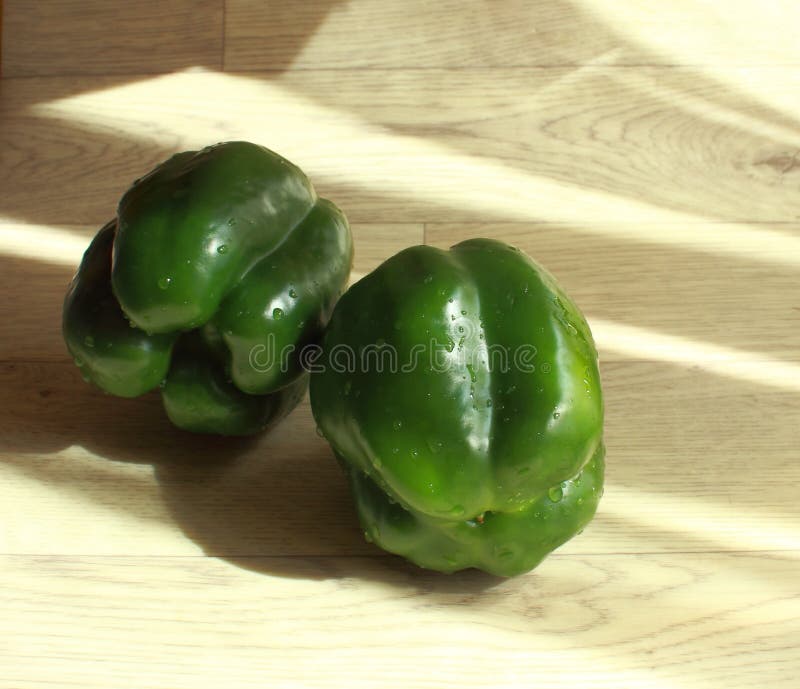 Green sweet pepper stock image. Image of pepper, food - 91398169