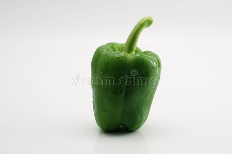 Green sweet pepper 1 stock photo. Image of colorful, closeup - 46499306