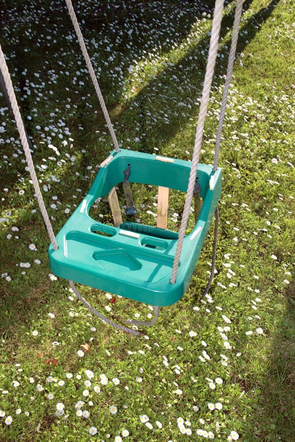 Green swing stock image. Image of child, activity, park - 10504651