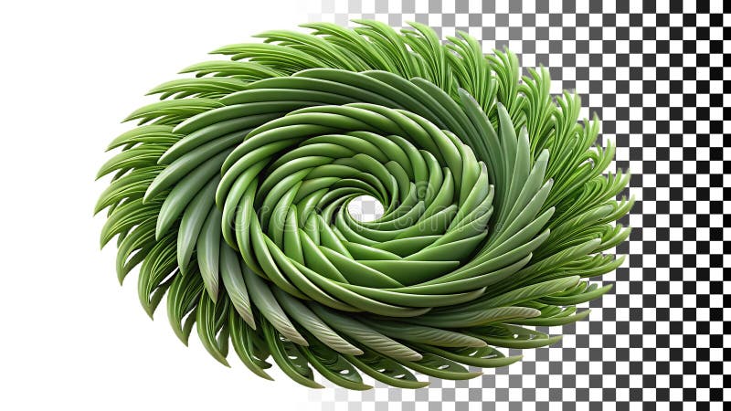Green Swirl Vortex, Abstract Nature Pattern, Organic Texture, Dynamic ...