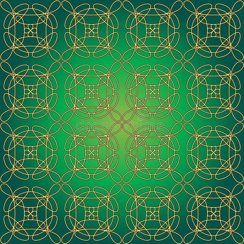 Green Swirly Whirly Pattern Stock Vector - Illustration of vector, curl ...