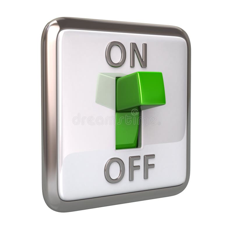 Two Position Switch Icon And Symbol Stock Illustration - Illustration ...